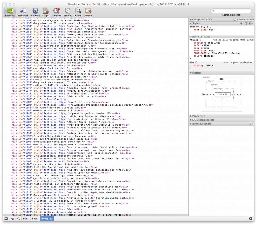 chrome debug output - Java PDF Blog