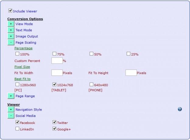 Example Settings - Java PDF Blog