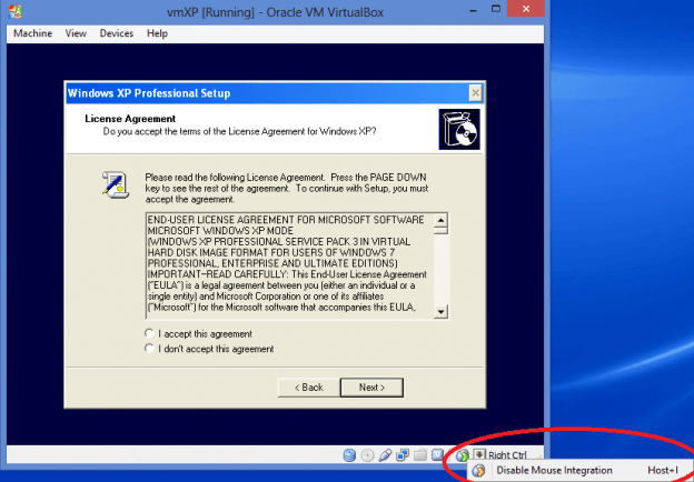 Setting Up an XP Virtual Machine to run Internet Explorer 8