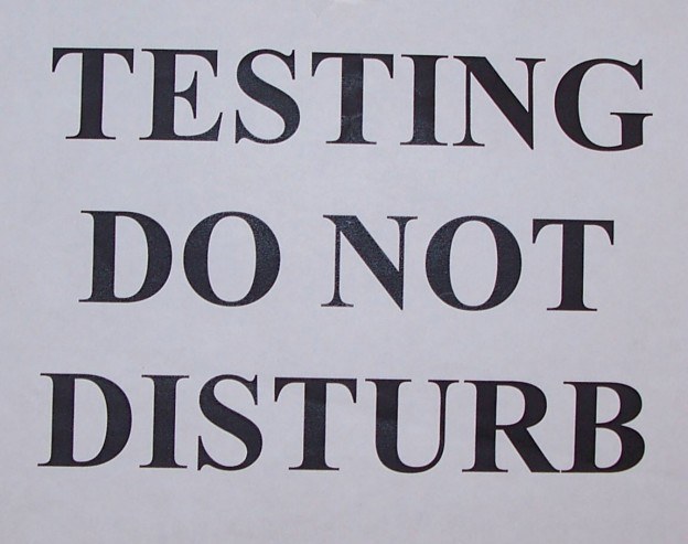 TESTING do not disturb sign - Java PDF Blog