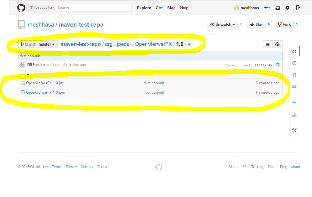 How to host a Maven artifact on GitHub