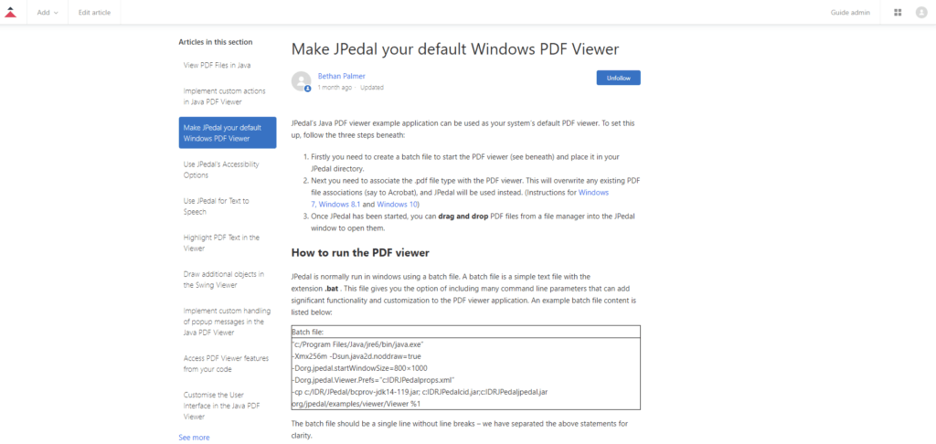 jpedal-support - Java PDF Blog