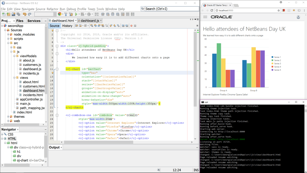 OracleJET Demo - Java PDF Blog