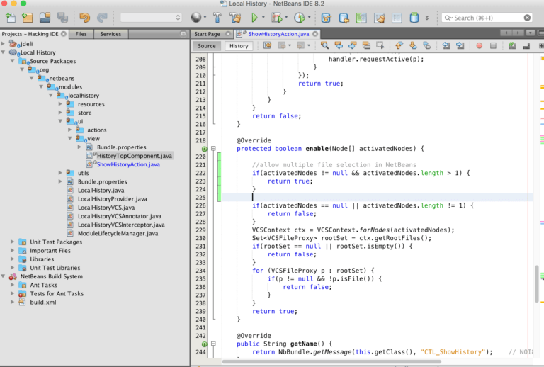 Hacking the NetBeans IDE - 4. Changing the way NetBeans IDE Local ...