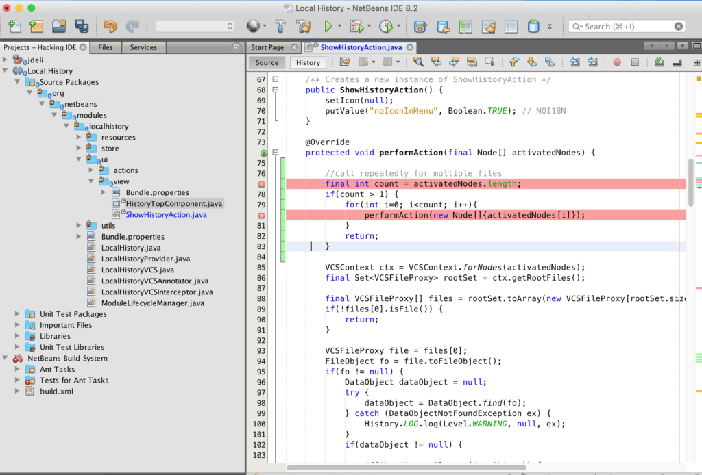Hacking the NetBeans IDE - 4. Changing the way NetBeans IDE Local ...