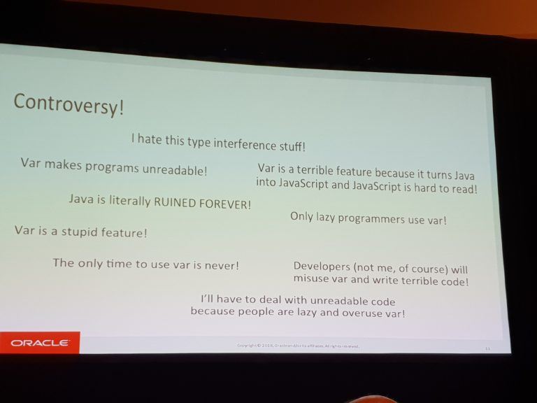 5 things we learned about var in Java at Code One