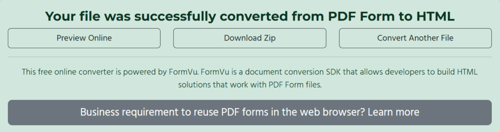 FormVu result - Java PDF Blog