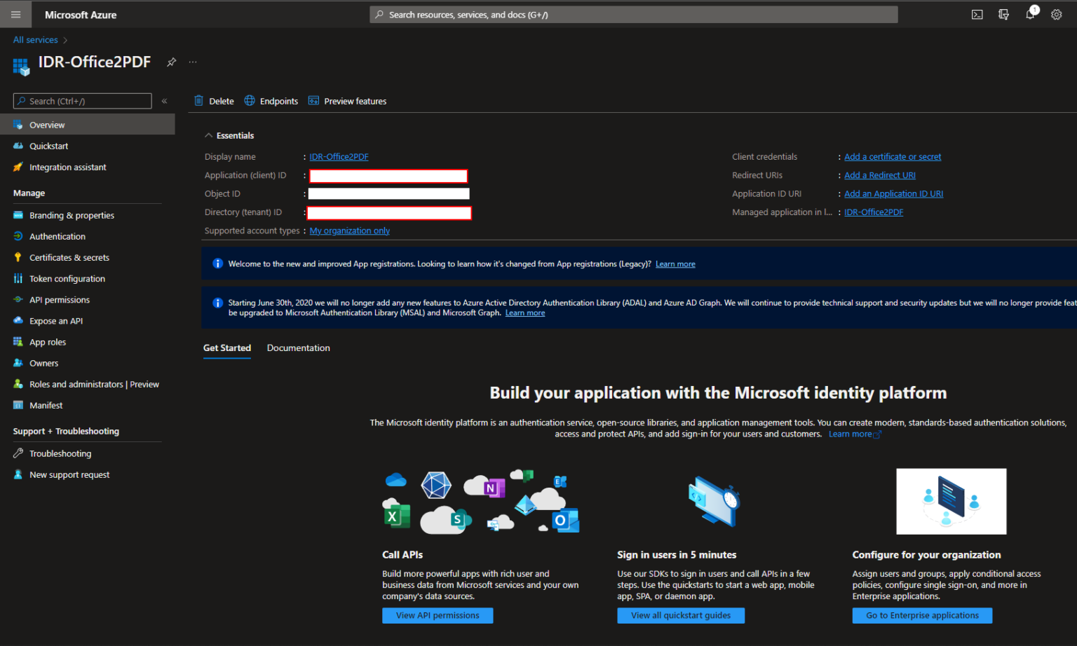 How to convert Office documents to PDF with Microsoft Graph