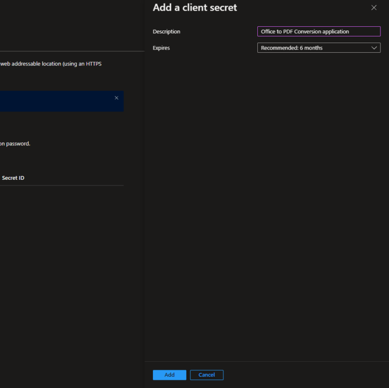How to convert Office documents to PDF with Microsoft Graph
